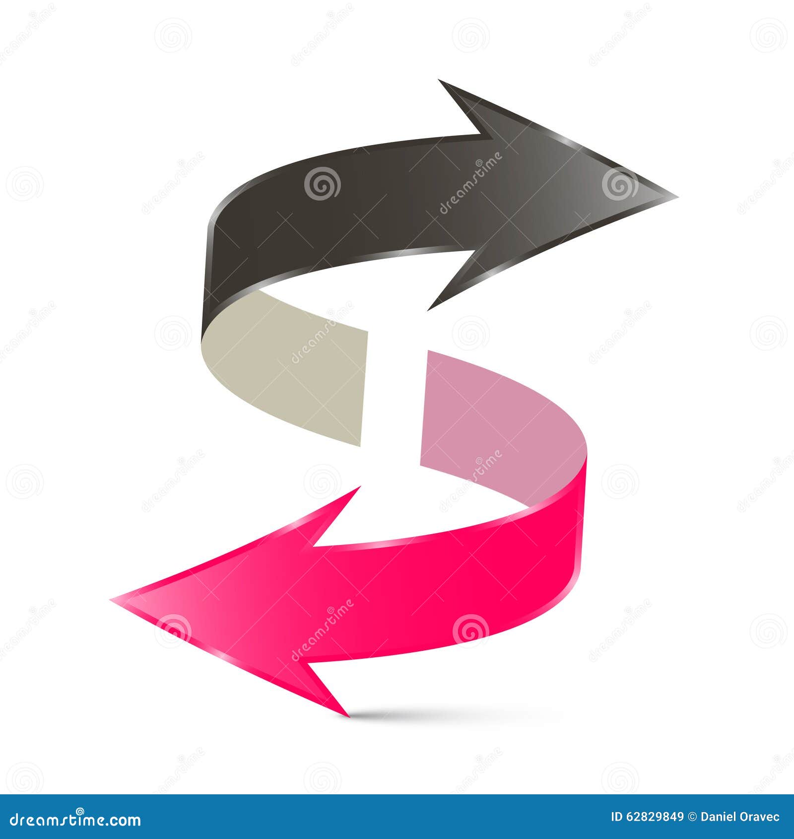 Double Arrow Vector Icon On White Background. Flat Vector Double Arrow ...