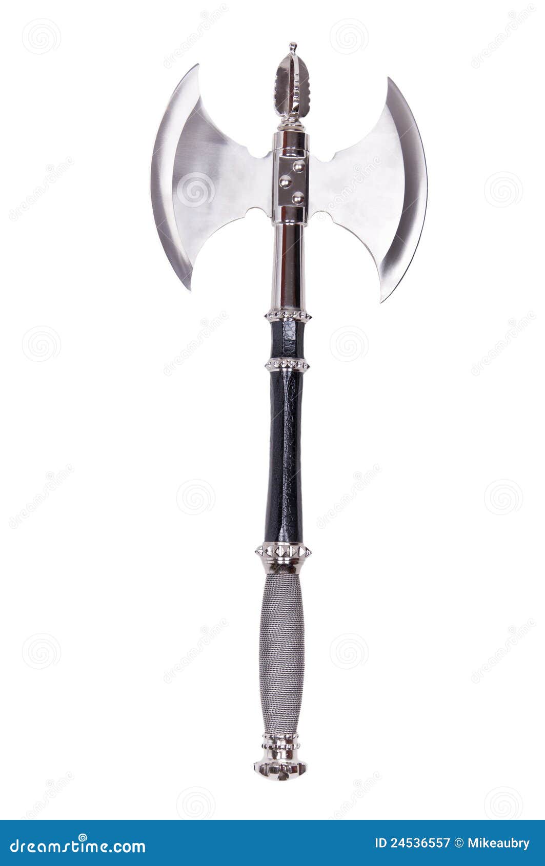 Double axe stock image. Image of iron, fantasy, weapon - 24536557