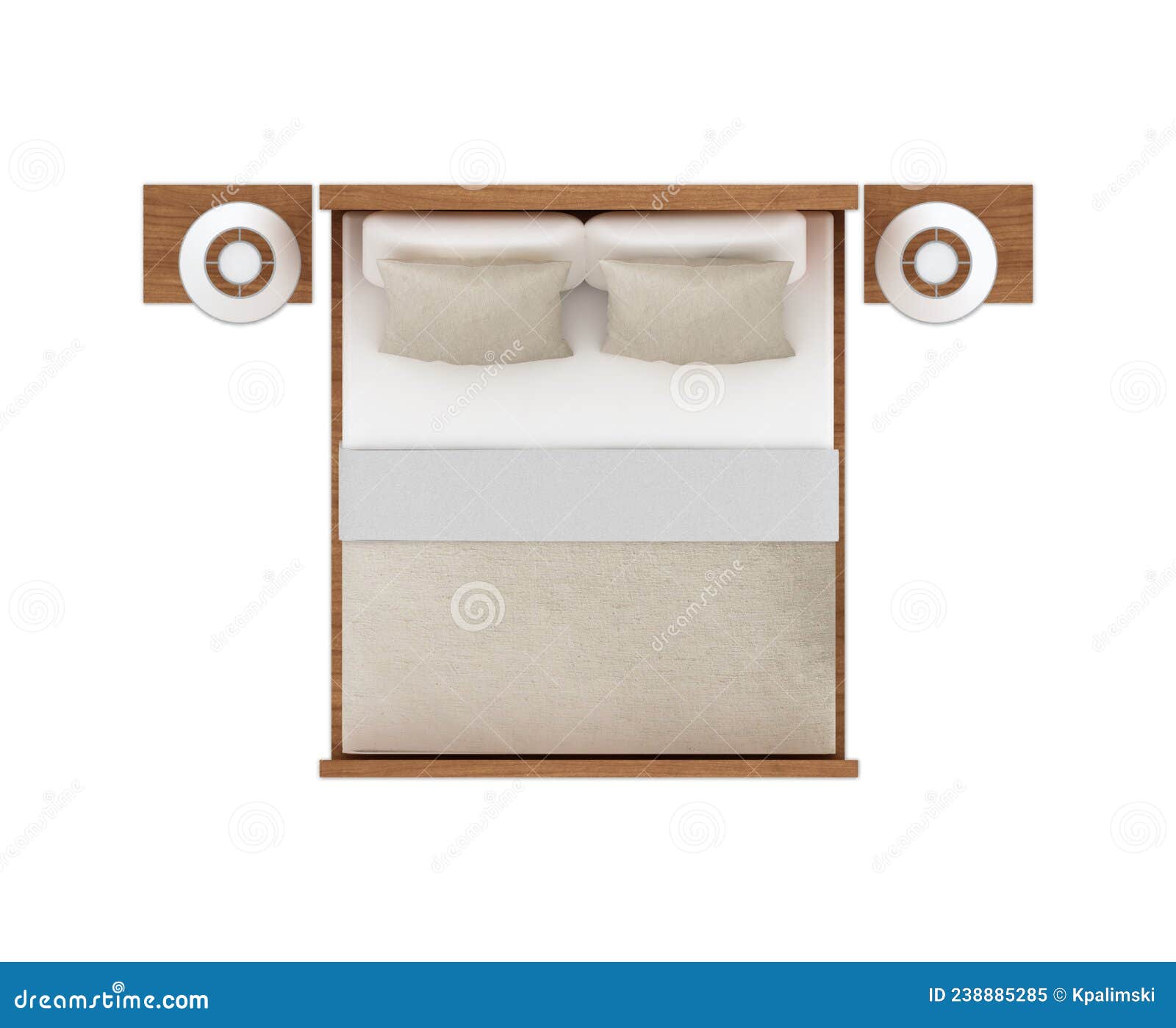 Double bed design stock image. Image of mattress, graphical - 238885285