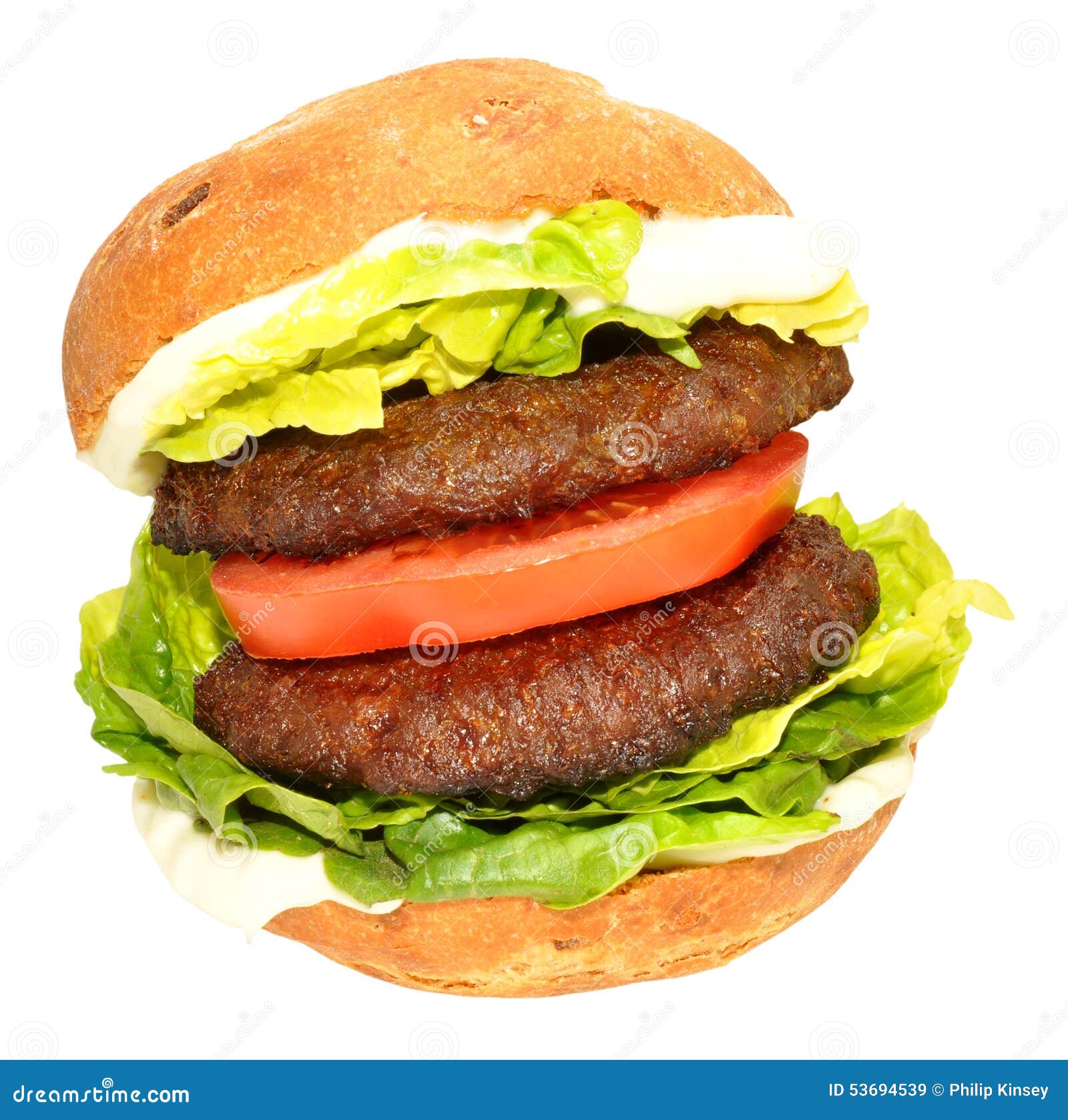Double Beef Burger Sandwich Stock Image - Image of meat, tasty: 53694539
