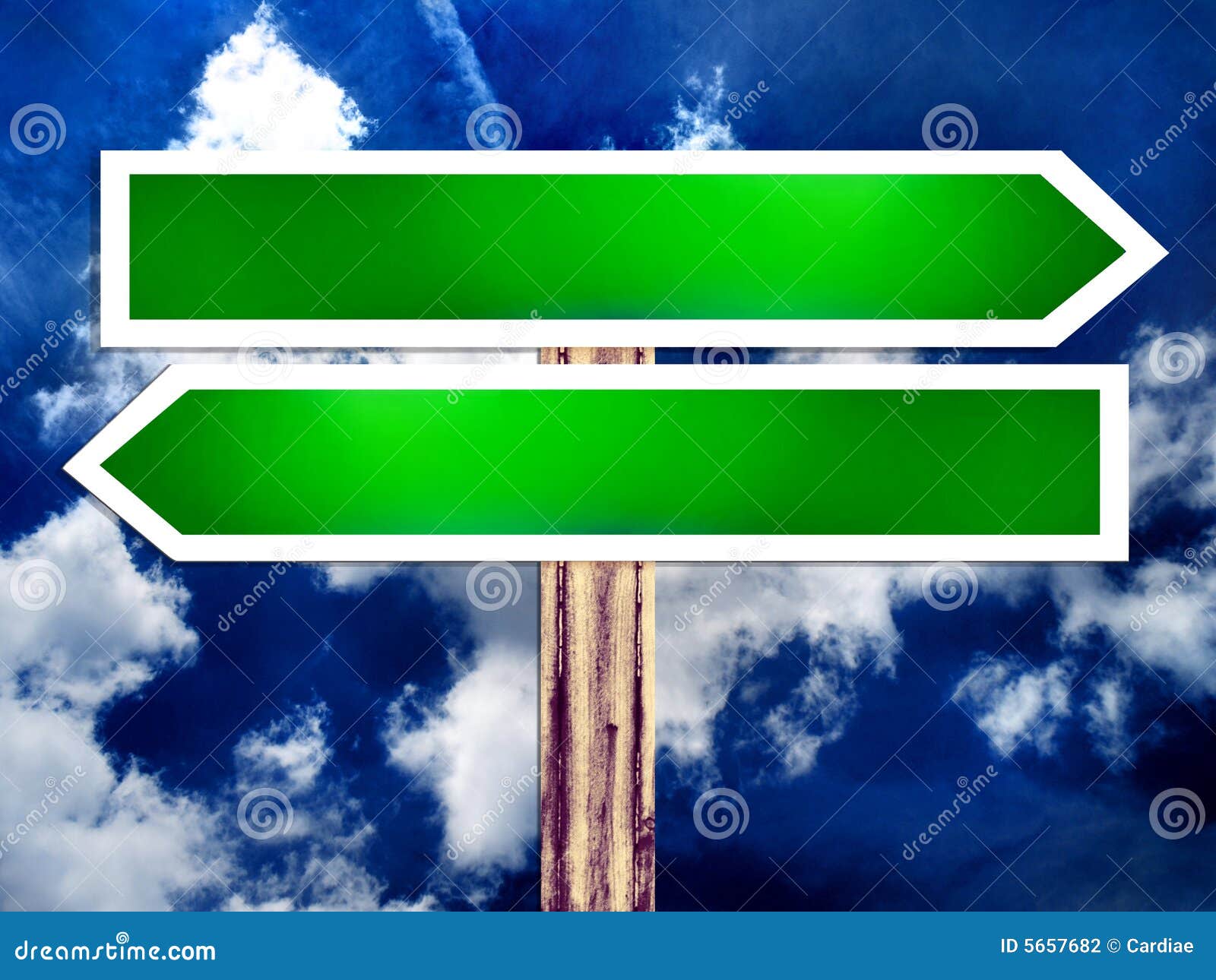 Direction Road Signs Cartoon Vector | CartoonDealer.com #20127861