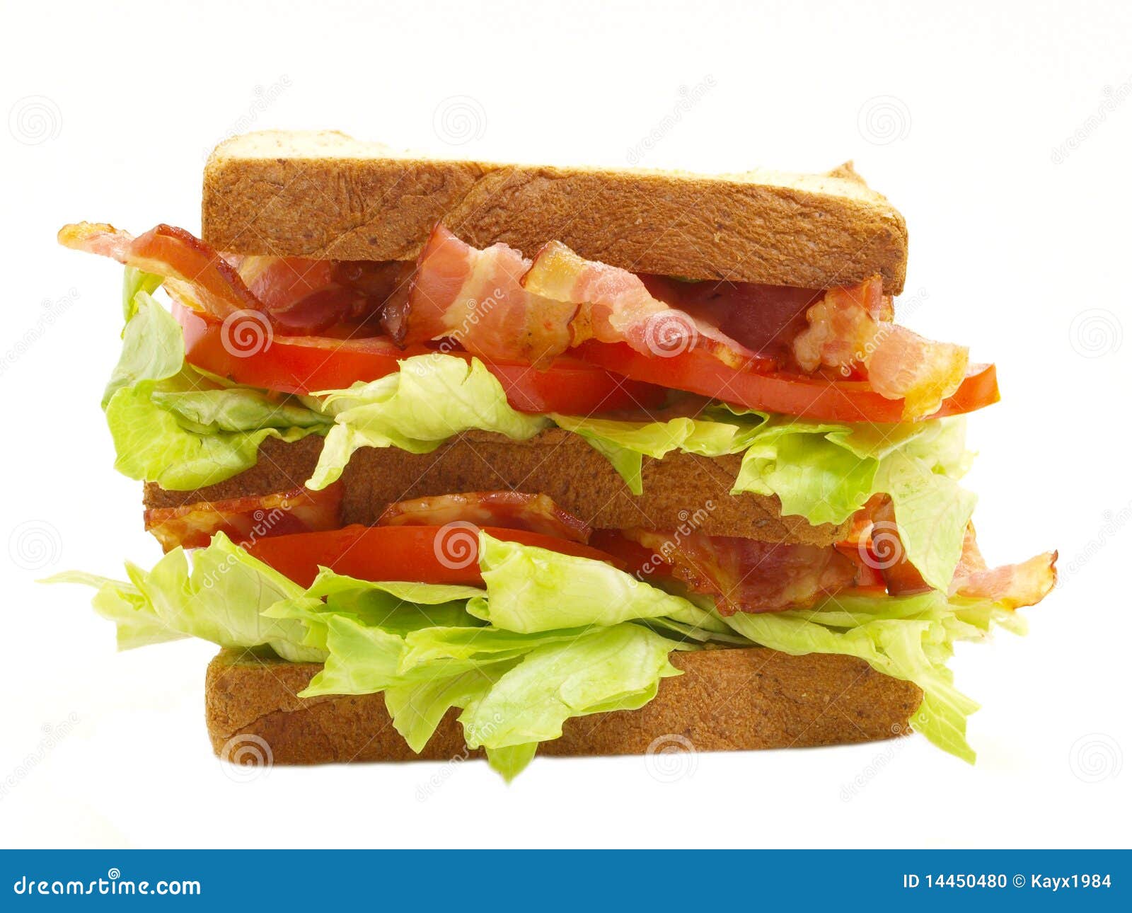 Double blt sandwich stock photo. Image of healthy, deli - 14450480