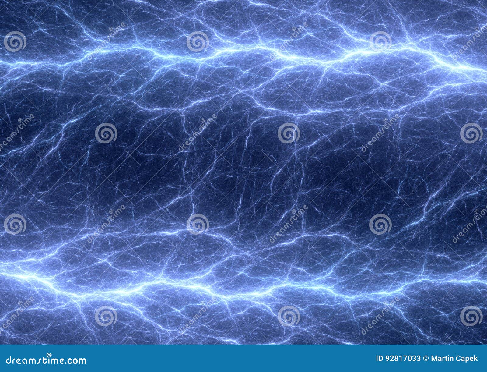 Double blue lightning stock illustration. Illustration of atmosphere ...