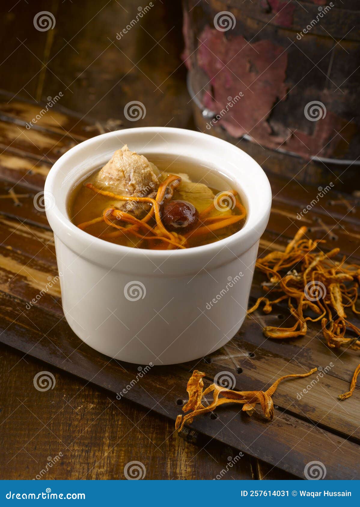 Double-boiled Spare Rib Soup With Chinese Yam And Snow Pear With ...