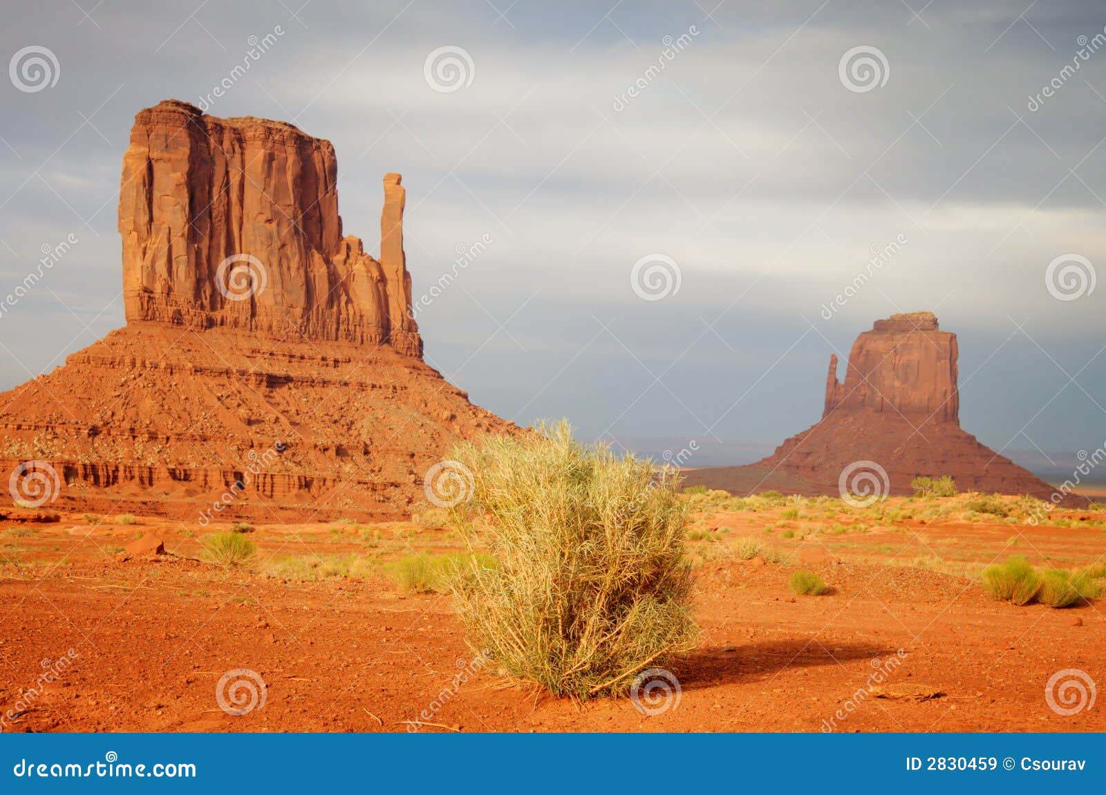 Double Buttes stock image. Image of butte, sunlight, outdoors - 2830459
