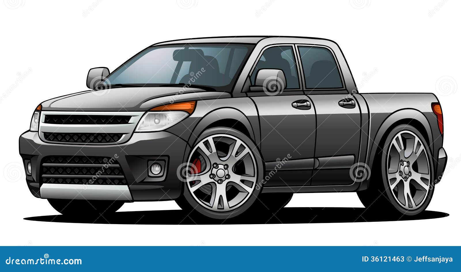 Double Cab 01 stock vector. Illustration of automobile - 36121463