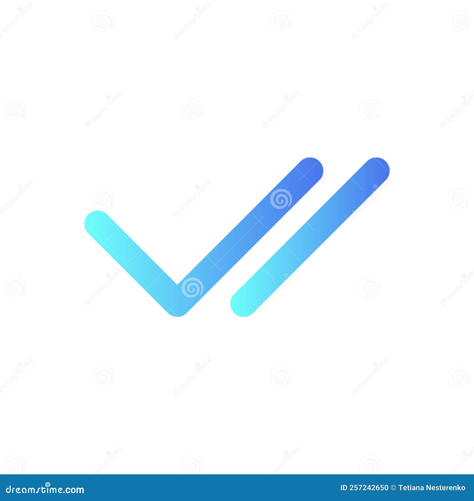 Double Checkmark Pixel Perfect Flat Gradient Color Ui Icon Vector ... Double Checkmark Pixel Perfect Flat Gradient Color Ui Icon Vector ...