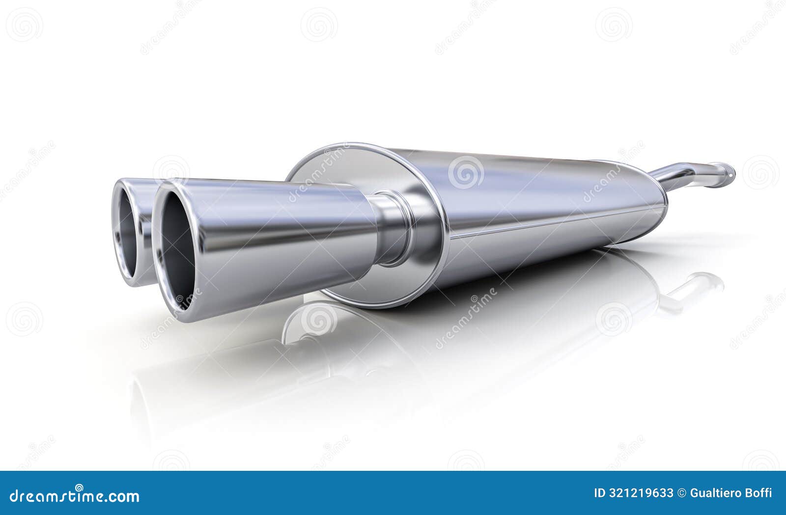 Exhaust Pipe Line Icon. Muffler Vector Illustration Isolated On White ...