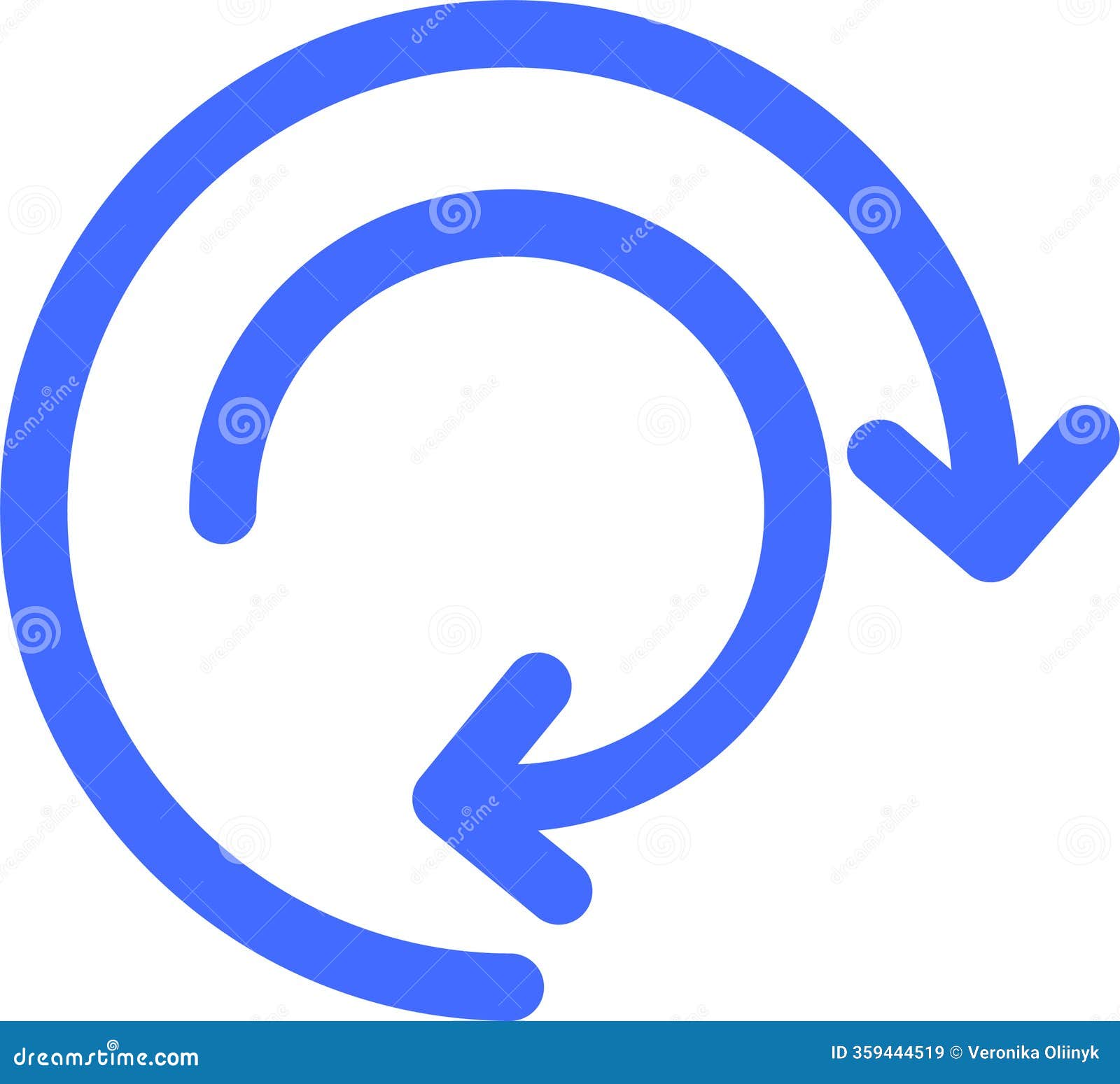 Infinite Loop Symbol. 3D Render Illustration Stock Photography ...