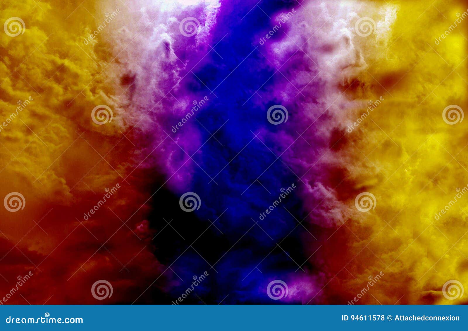 Double Color Burst, Abstract Background Stock Photo - Image of powder ...