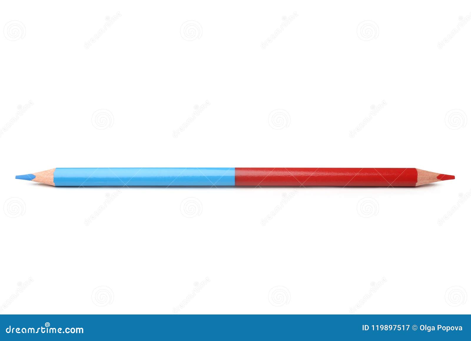 Double colored pencil stock image. Image of graphite - 119897517