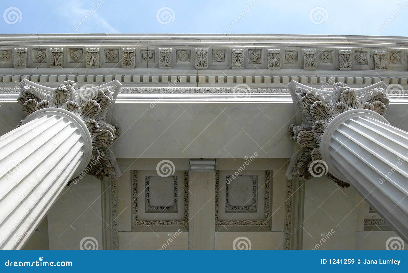 Double Columns stock image. Image of unique, pillar, stone - 1241259