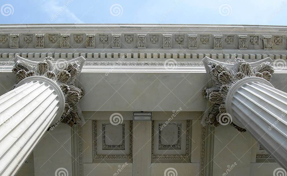 Double Columns stock image. Image of unique, pillar, stone - 1241259