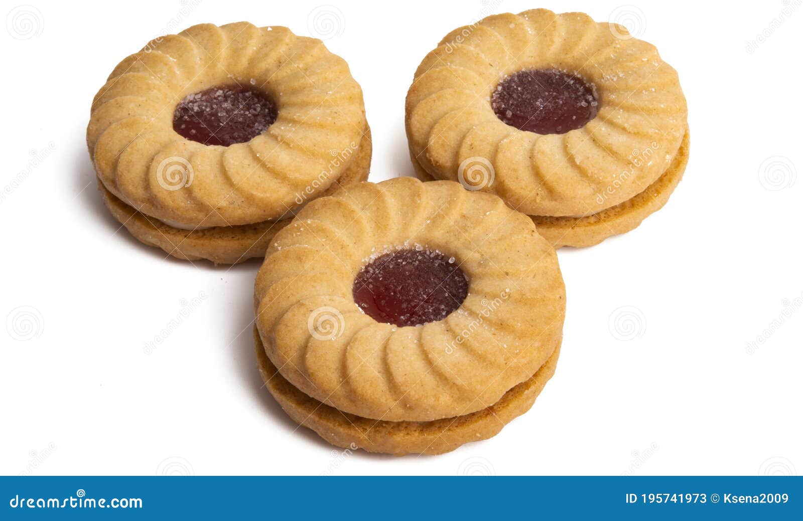 Double Cookie Product Yield Isolated Stock Image - Image of stack ...