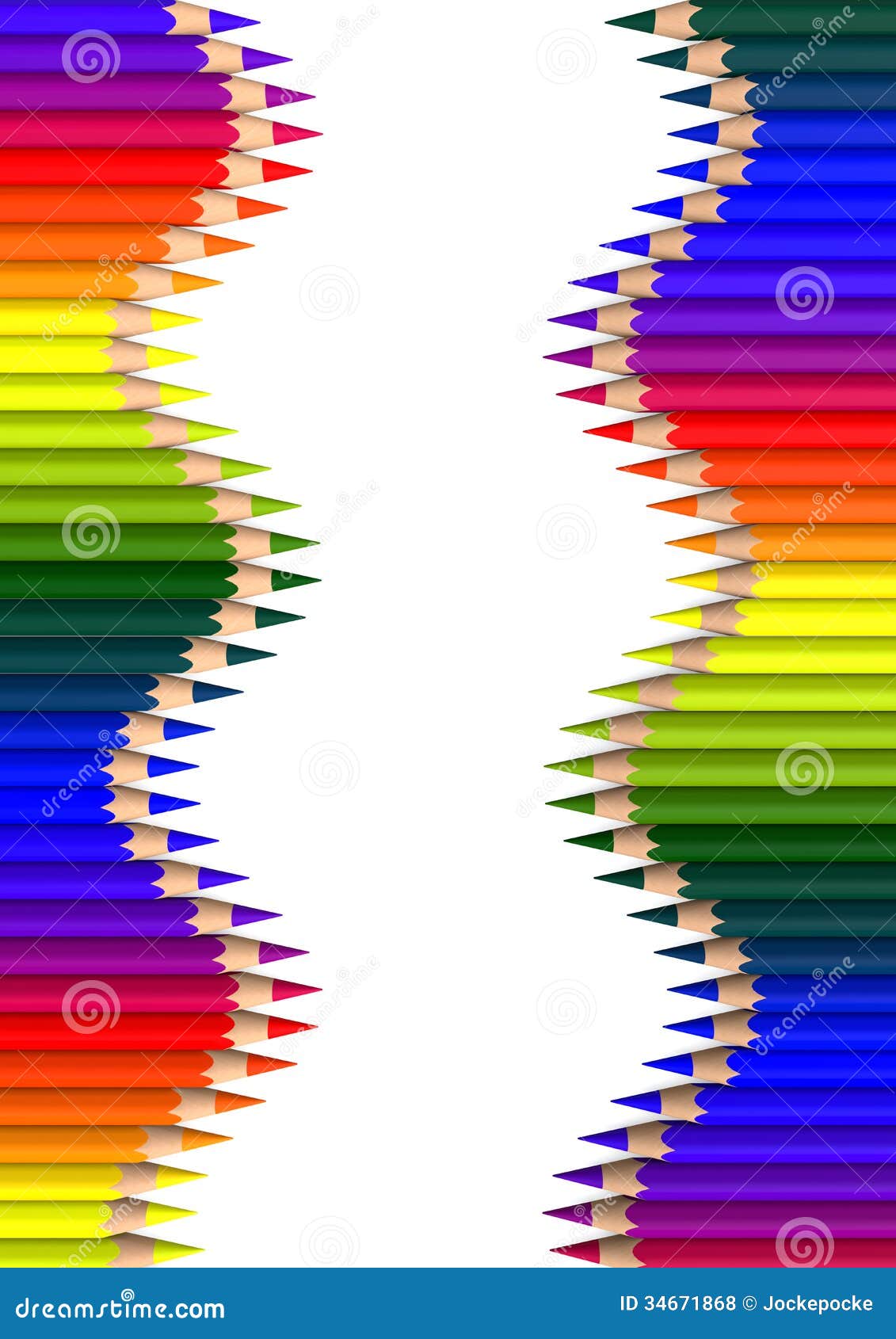 Double crayon wave stock illustration. Illustration of group - 34671868