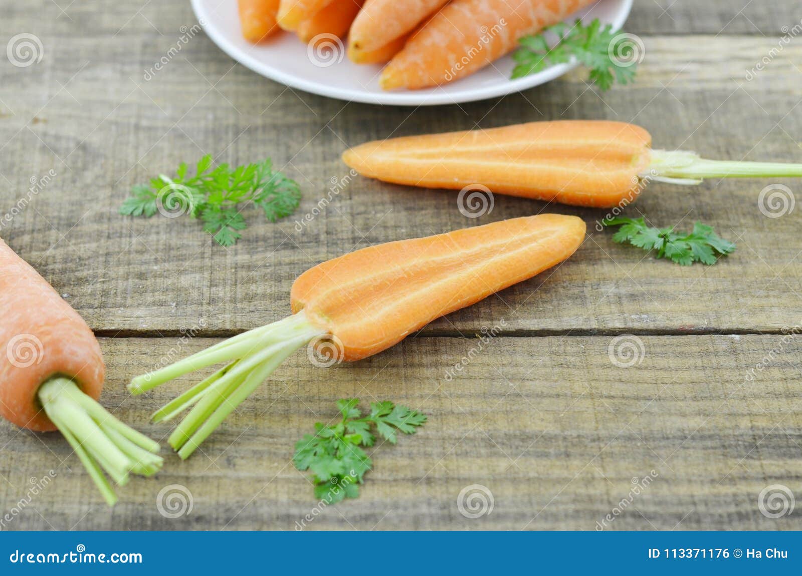 Double Cut Carrot on Wooden Table Rustic Stock Photo - Image of fiber ...