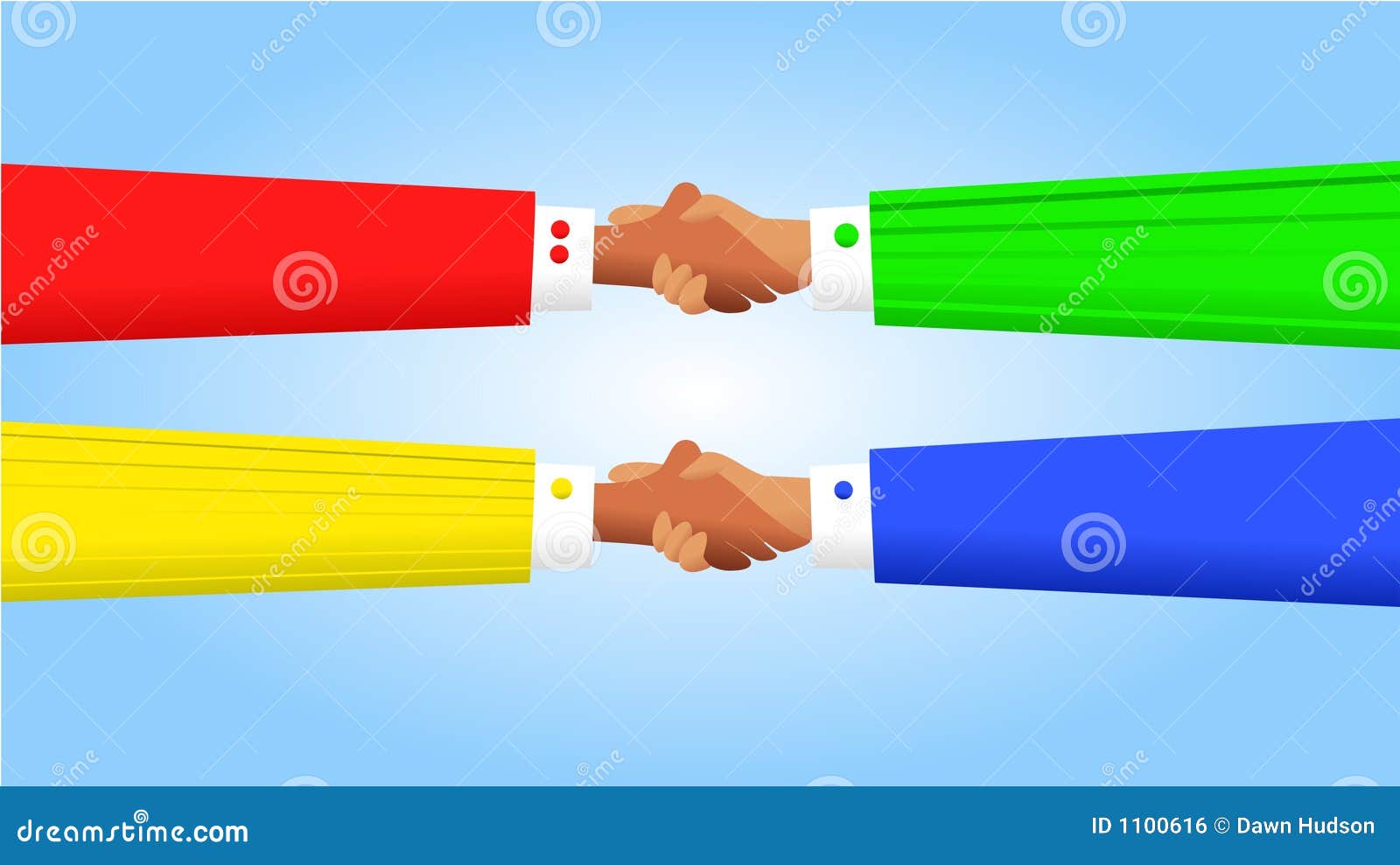 Double dealing stock illustration. Illustration of meeting - 1100616