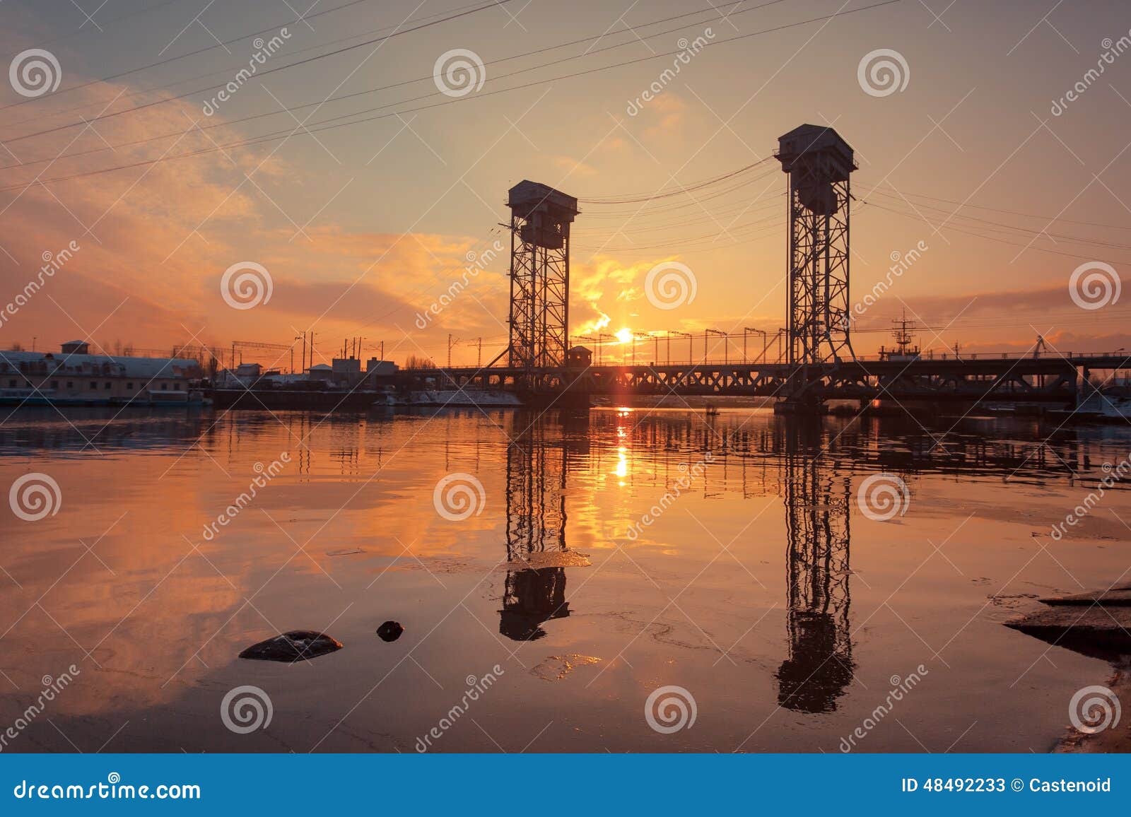 Kaliningrad. Double-deck Drawbridge Royalty-Free Stock Image ...
