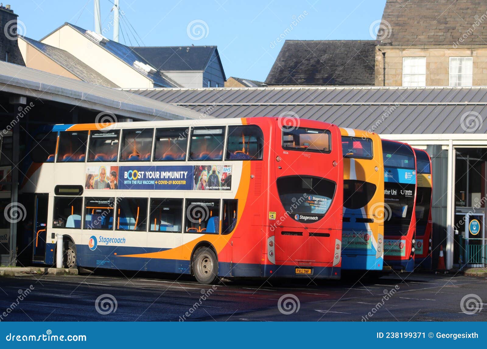 Double Deck Buses Stagecoach Liveries. Lancaster Editorial Photo ...