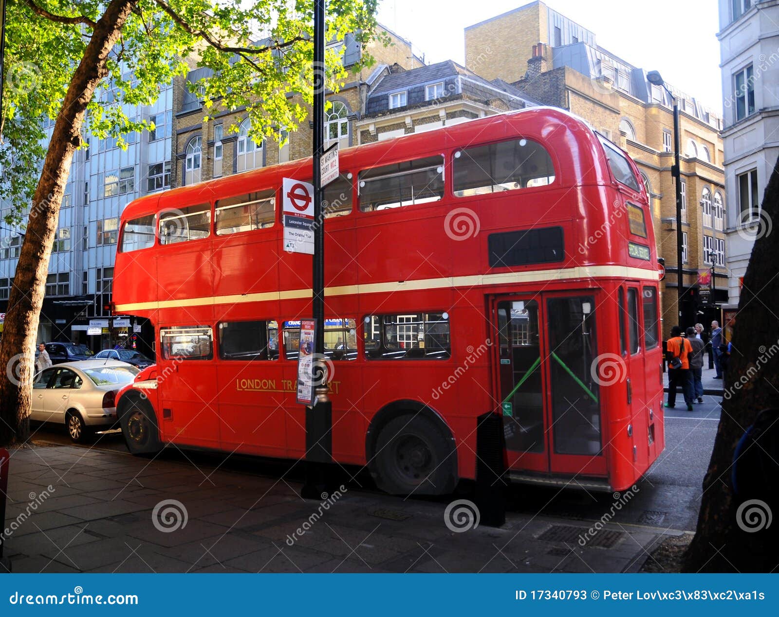 Double Decker Bus editorial stock photo. Image of retro - 17340793