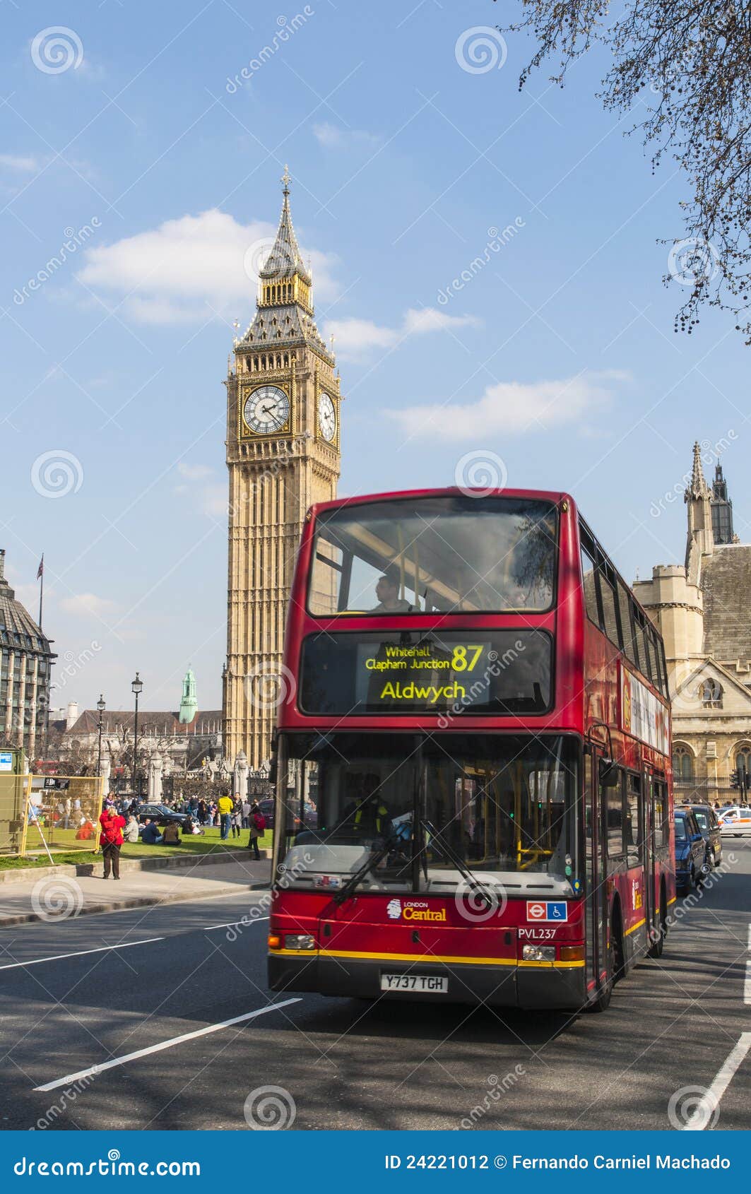 Double-decker Bus Driving by Big Ben Editorial Photography - Image of ...