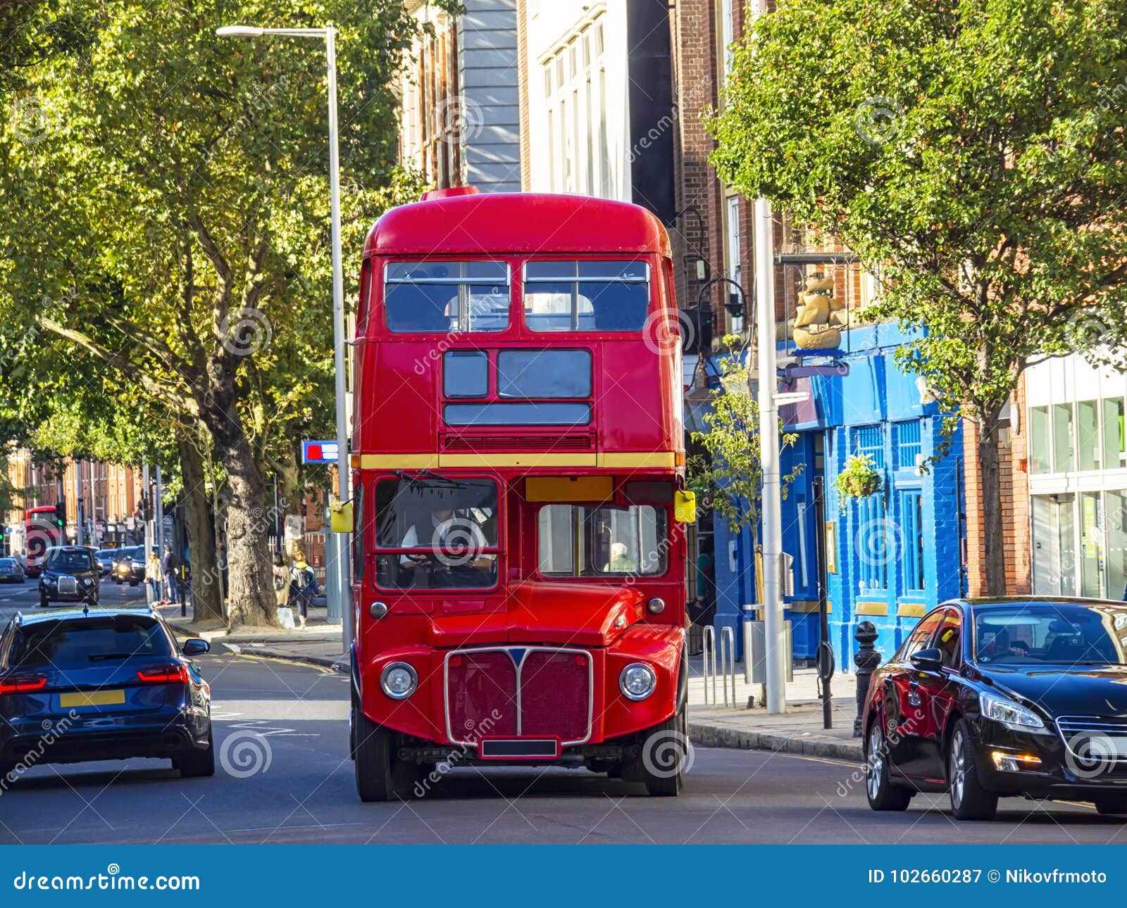London double decker bus stock image. Image of decker - 102660287