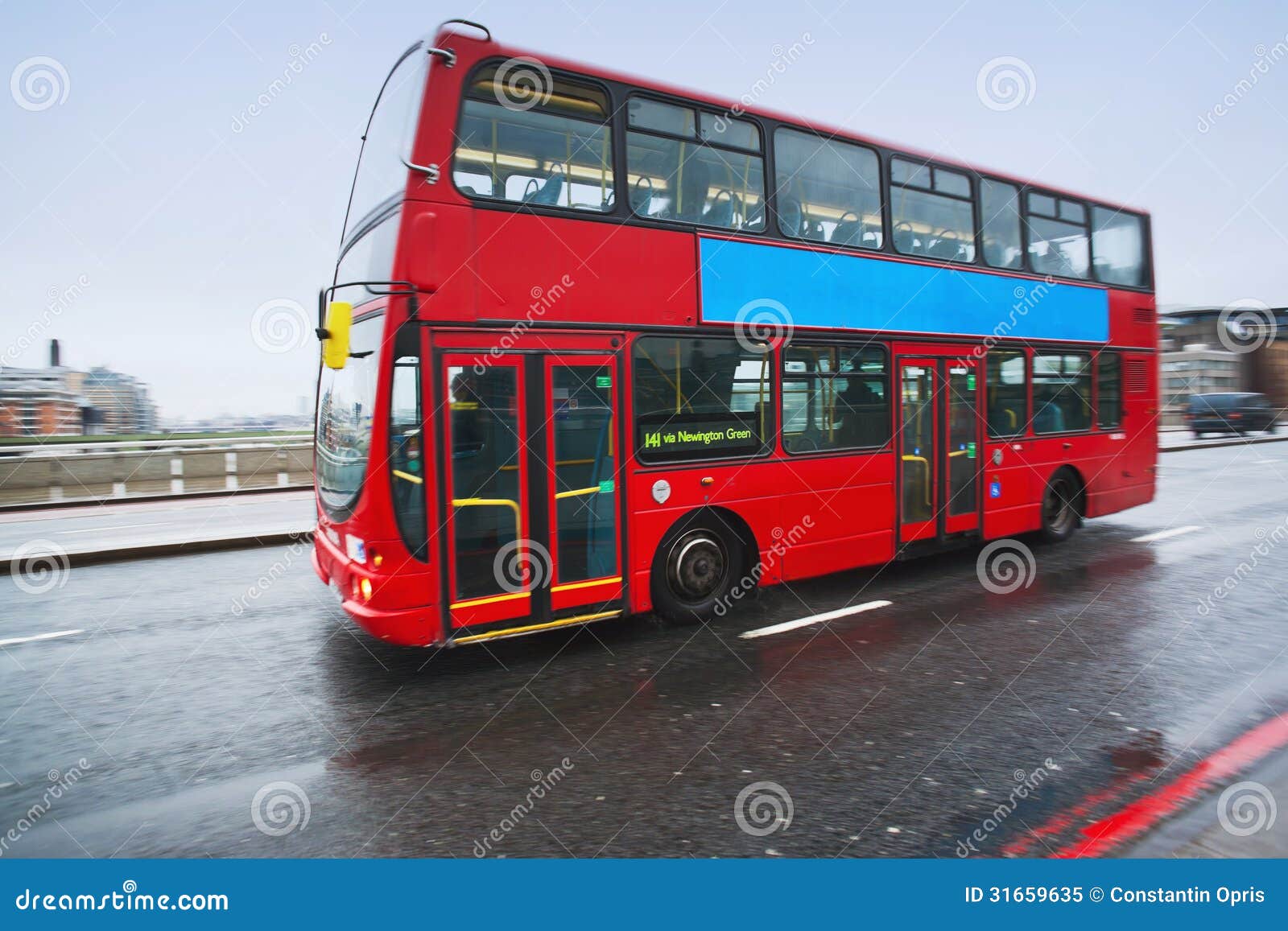 Double Decker Bus in London Stock Image - Image of exterior, civilian ...
