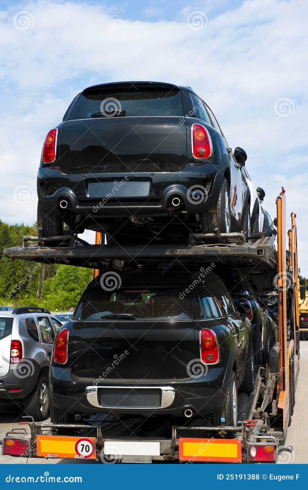 Double Decker Towing Truck photo stock. Image du europe - 25191388