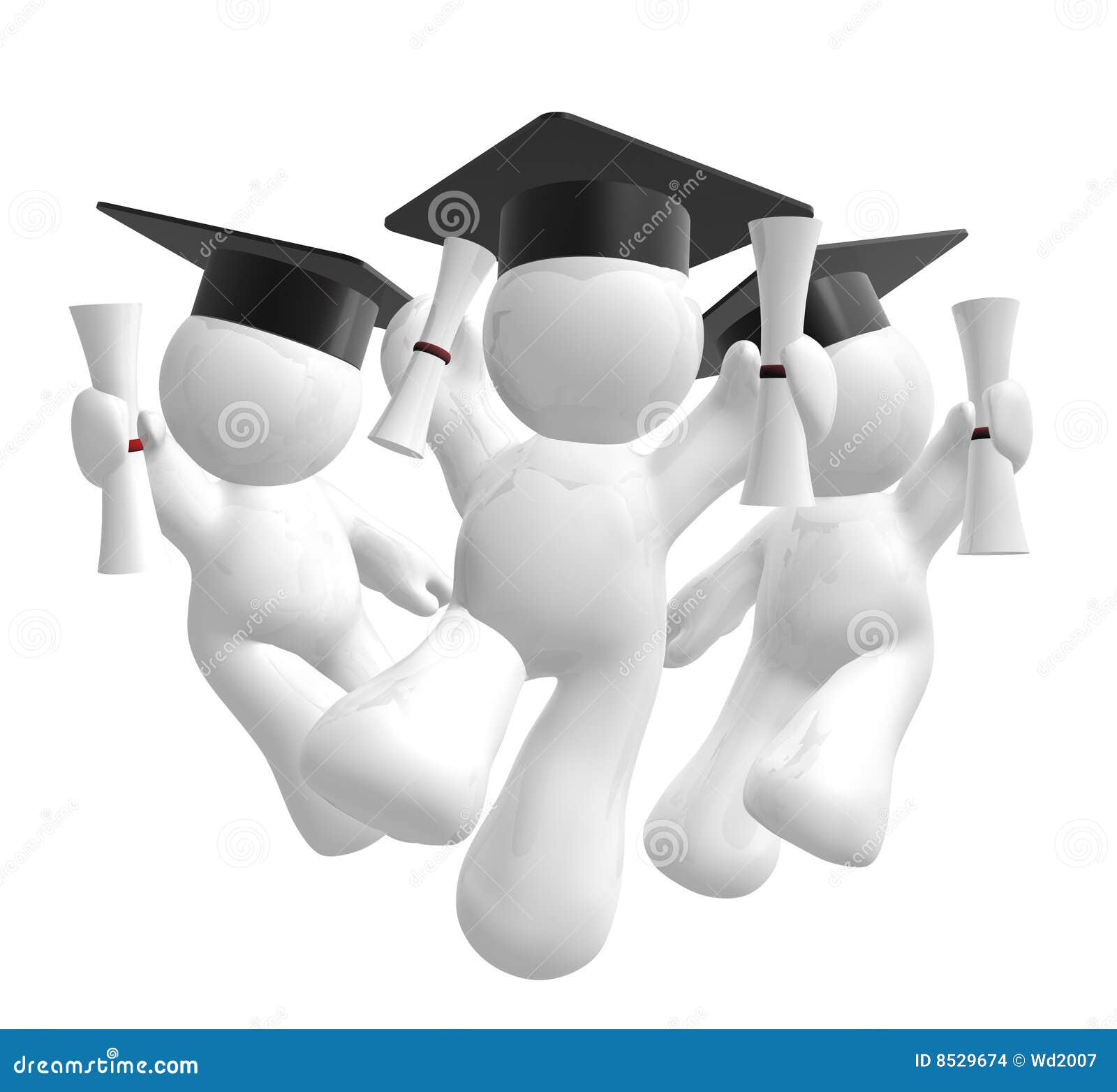 Graduation Hat Icon In Comic Style. Student Cap Cartoon Vector ...