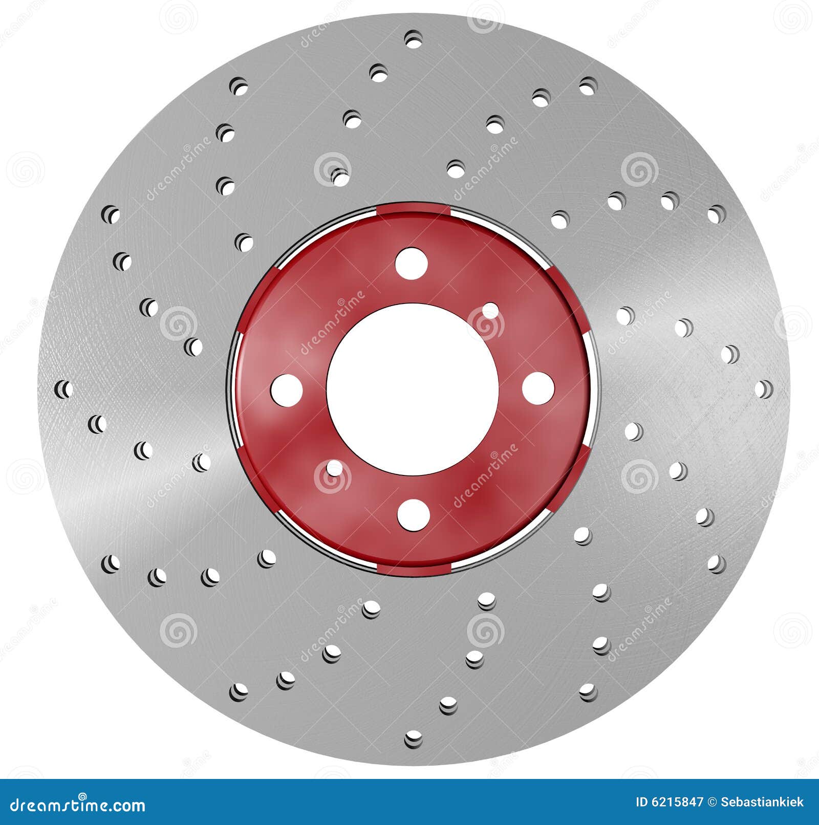 Double disc brake rotor stock illustration. Illustration of repair ...