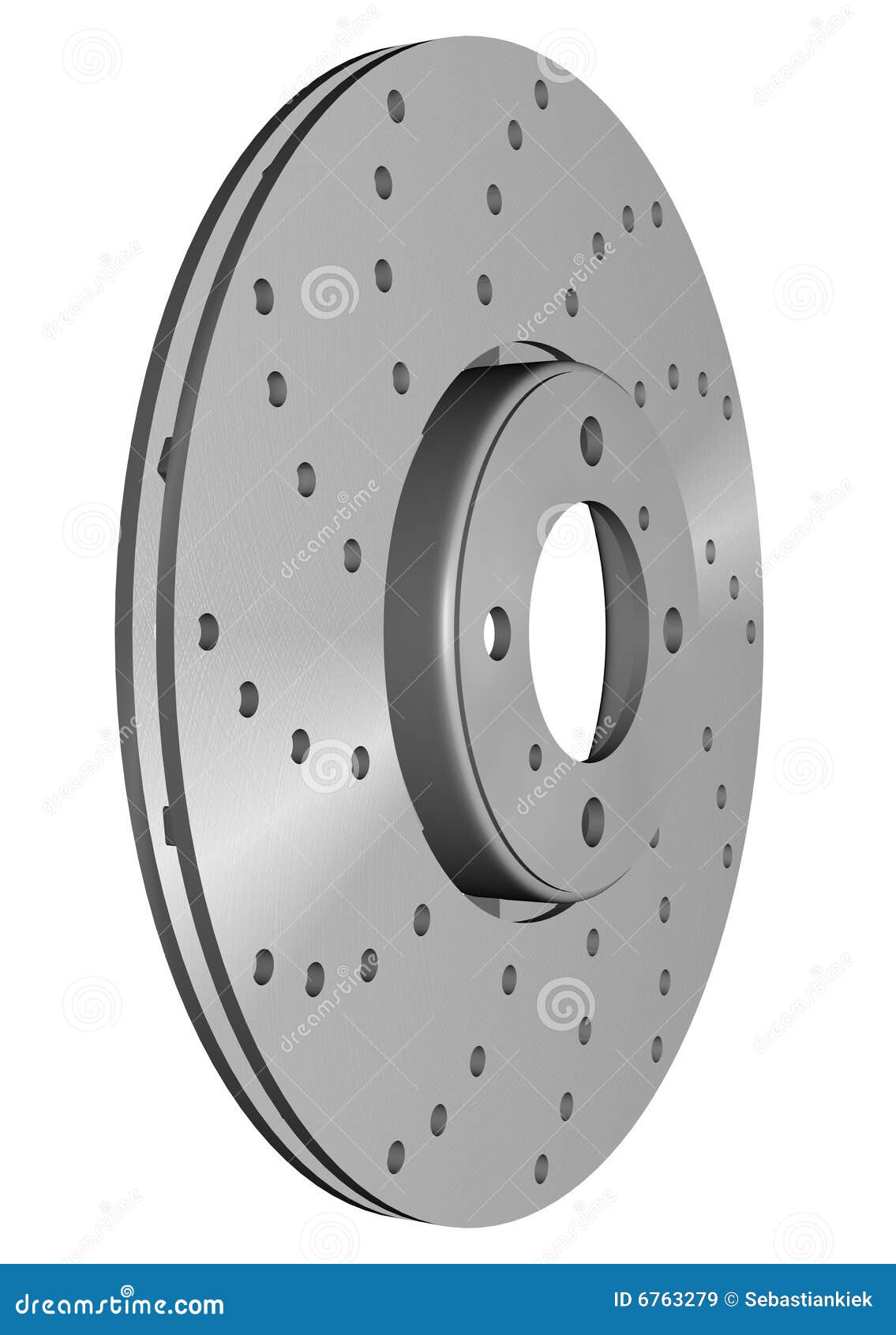 Double disc brake rotor stock illustration. Illustration of repair ...