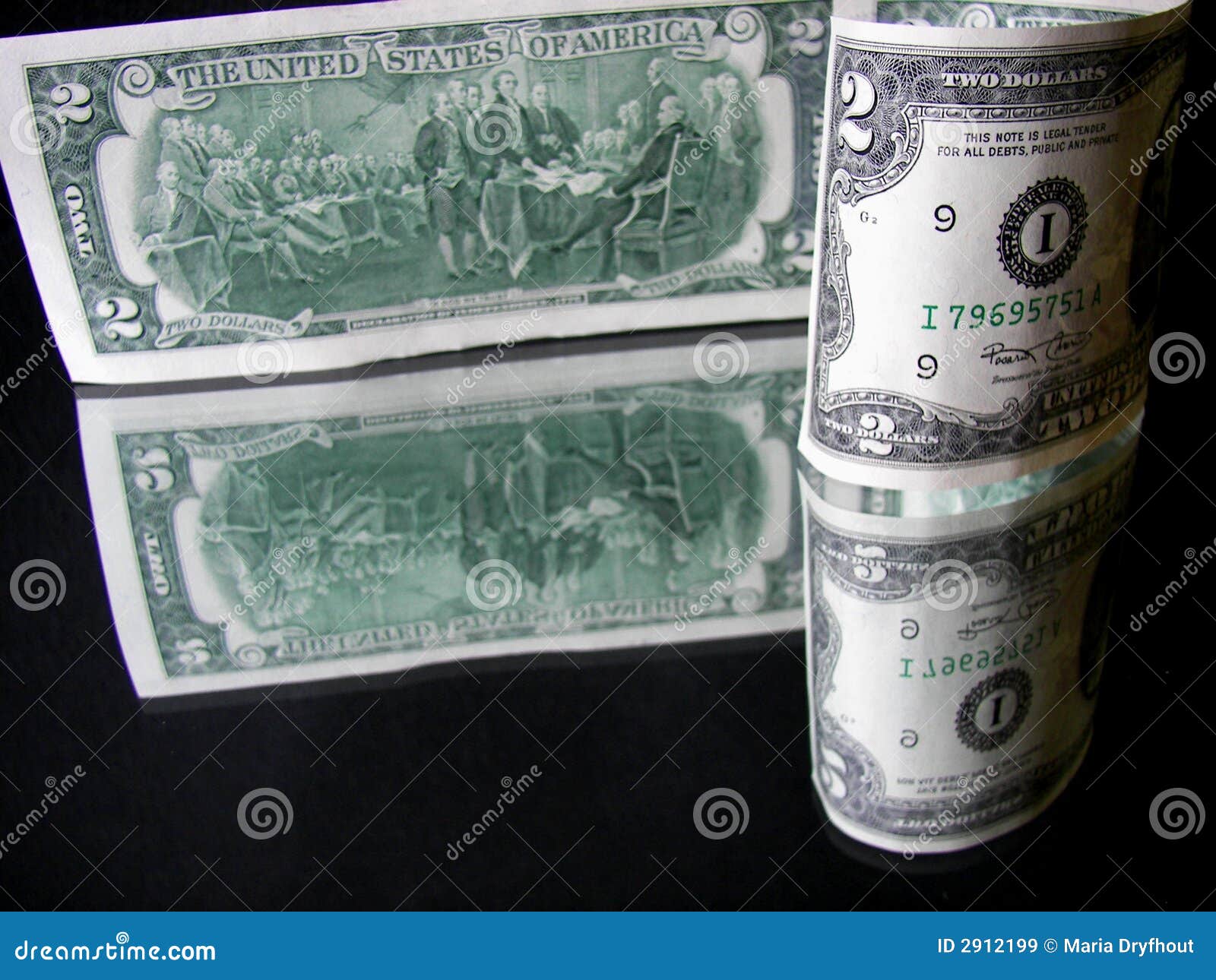 Double Dollars stock image. Image of collect, currency - 2912199