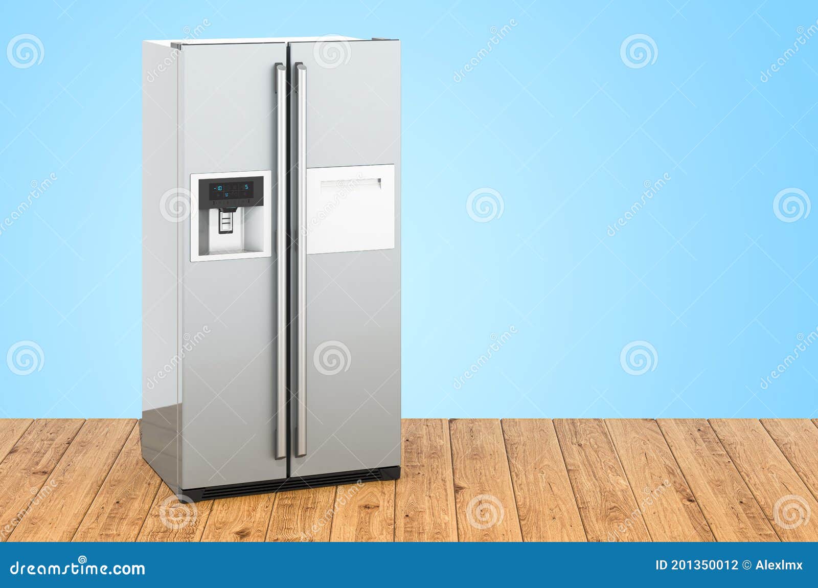 Double Door Fridge, Refrigerator with Side-by-side Door System on the ...