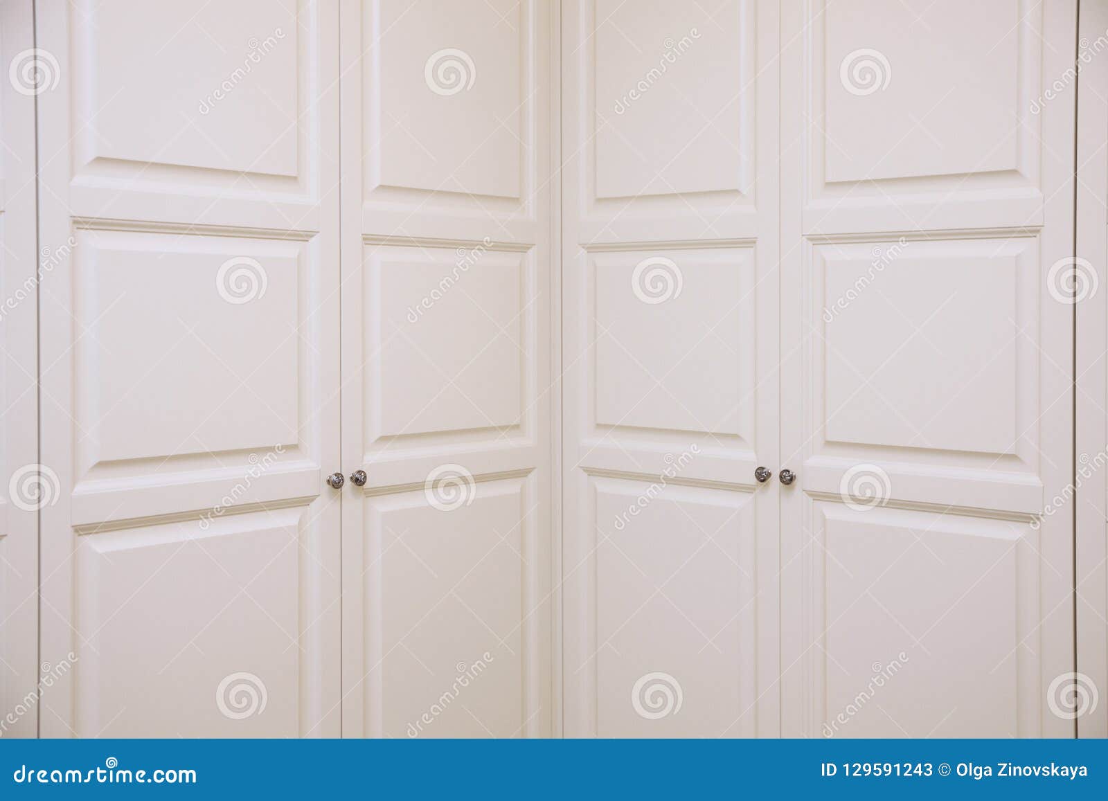 Double Doors of Large Corner Cabinet Stock Image - Image of double ...