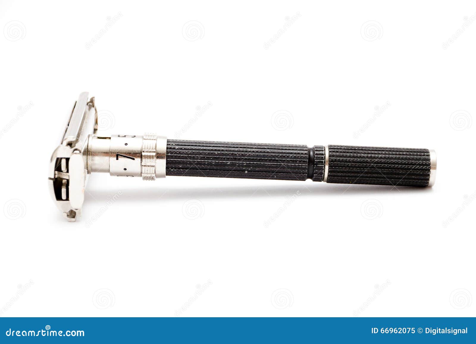 Double edge safety razor stock image. Image of nickel - 66962075