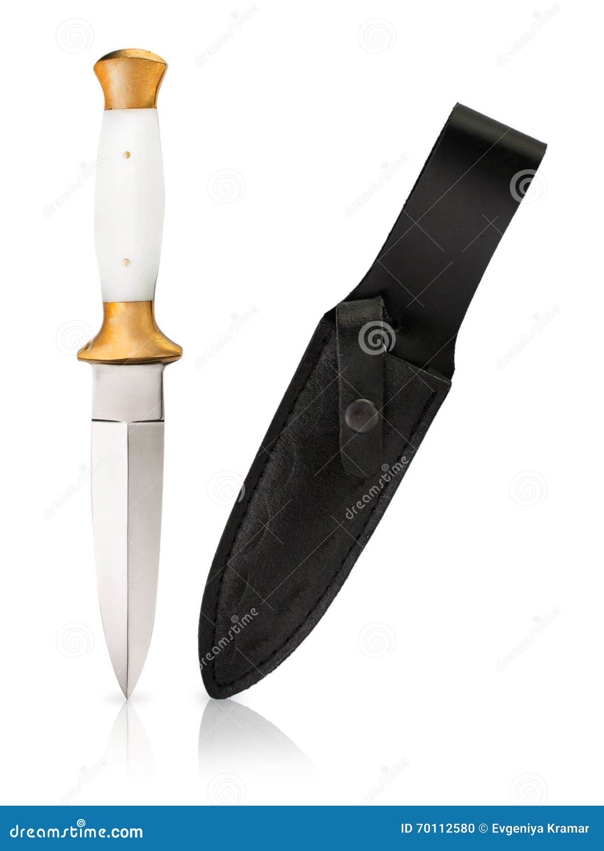 Double-edged dagger stock photo. Image of fright, candle - 70112580