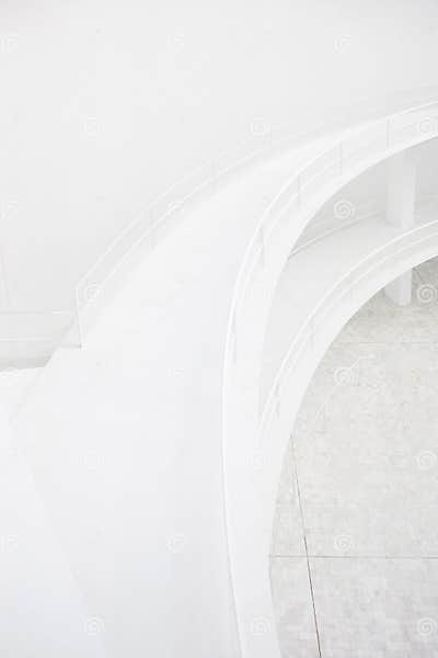 Double Elevated Walkway, White Architecture Stock Image - Image of ...