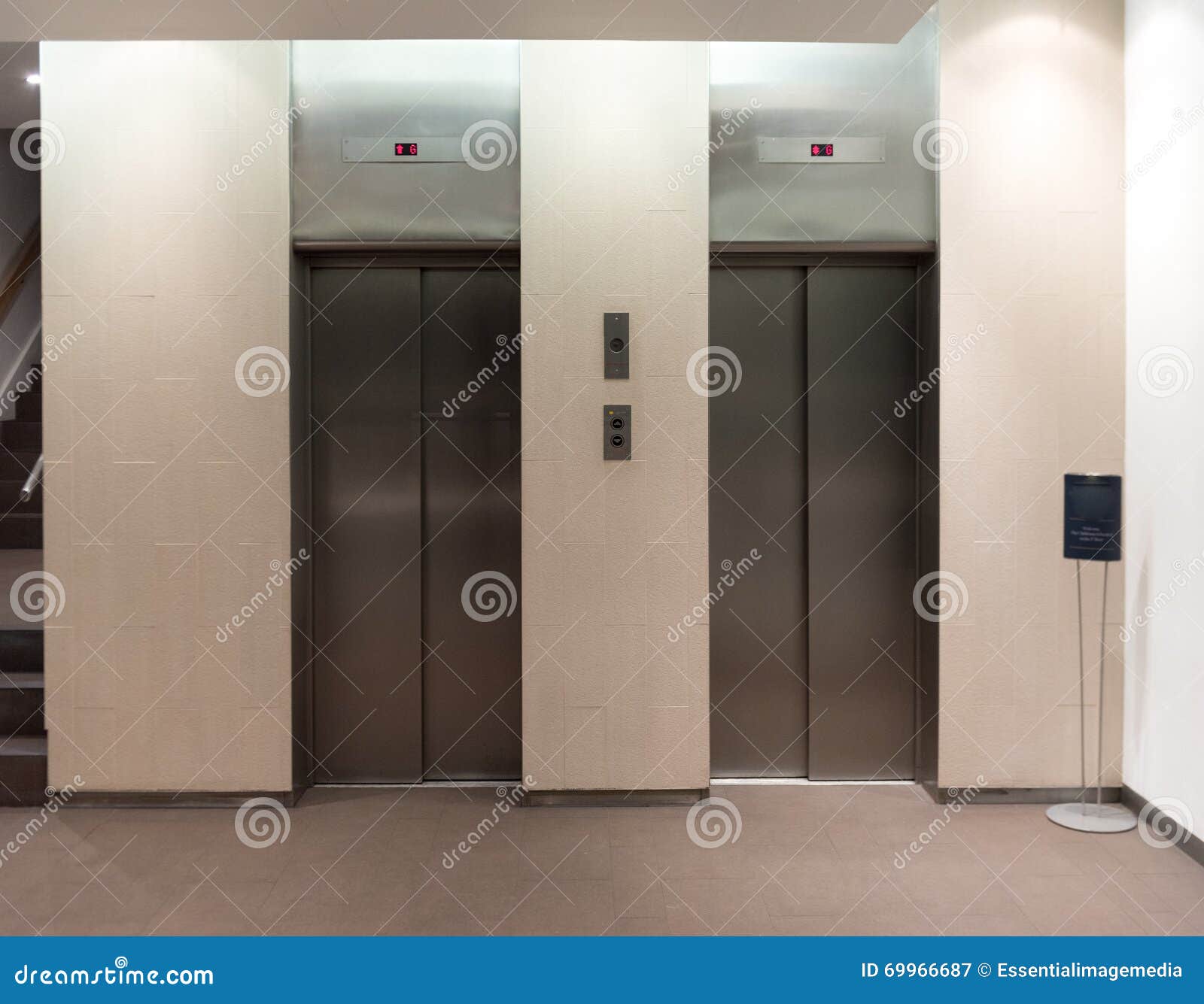 Double Elevator stock image. Image of copy, architecture - 69966687