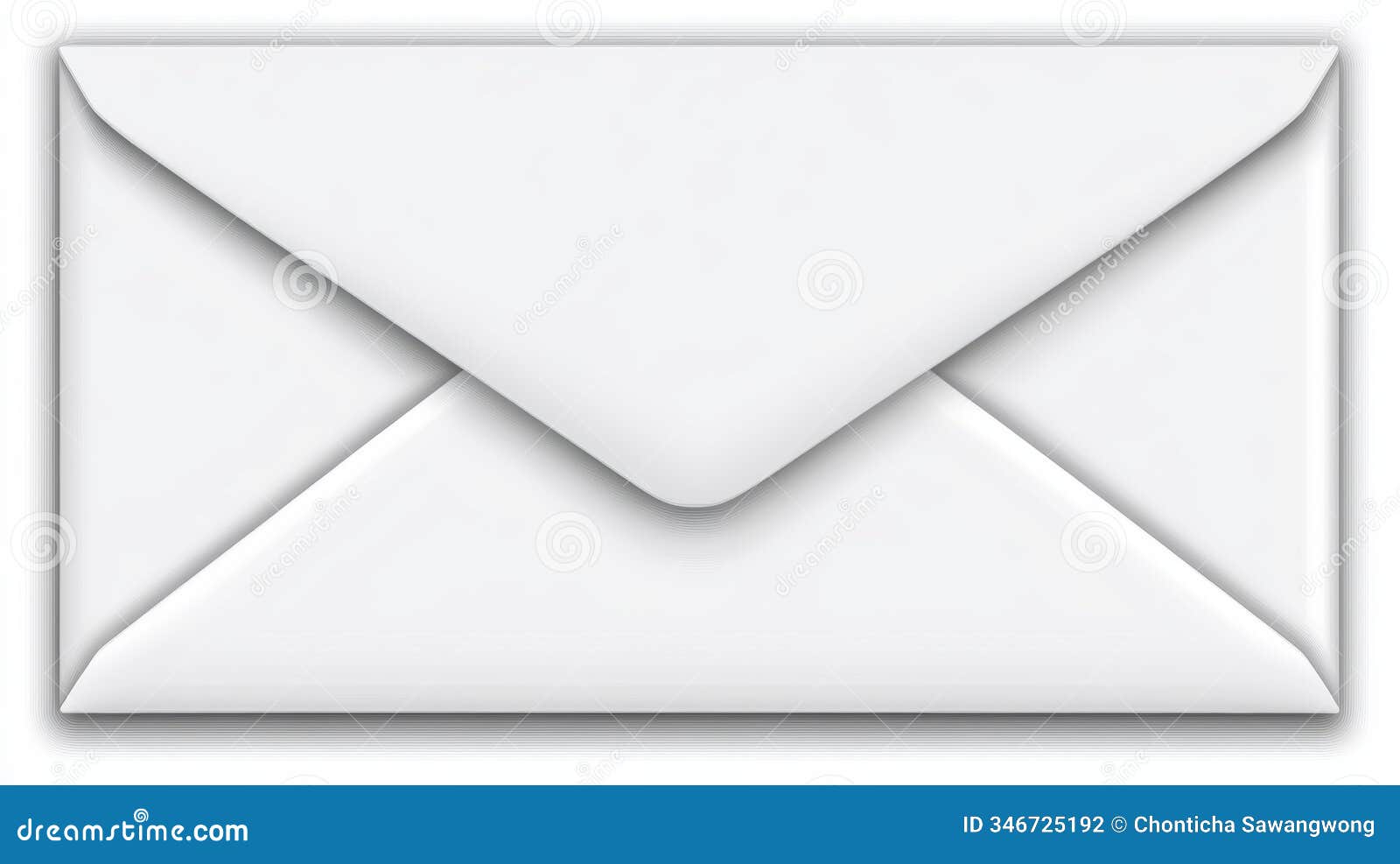 Double Envelope, White Inner Envelope Nestled within Another for Added ...