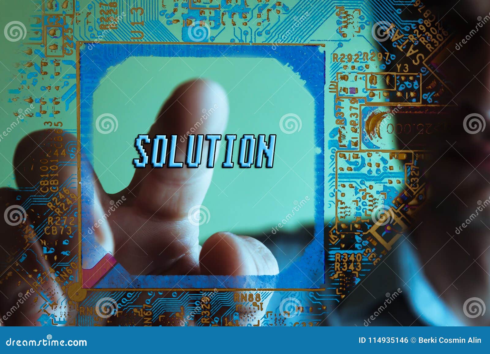 Solution Text ,business Concept Stock Photo - Image of teamwork, work ...