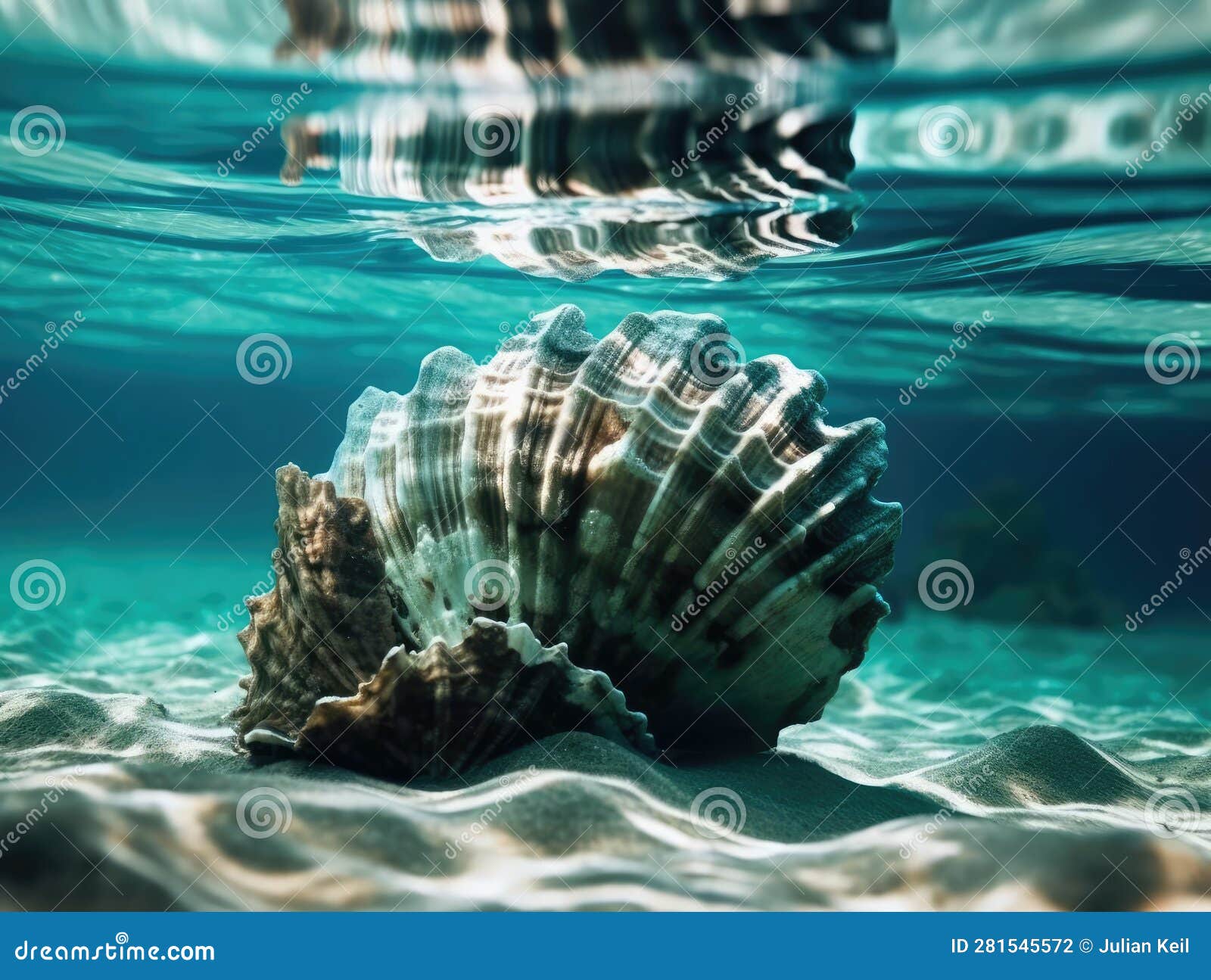 Double Exposed Ocean with Seashell Camera Settings Stock Illustration ...