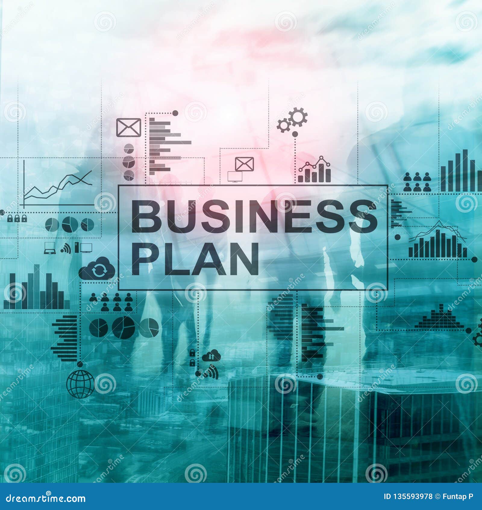Double Exposure Business Plan and Strategy Concept. Stock Photo - Image ...