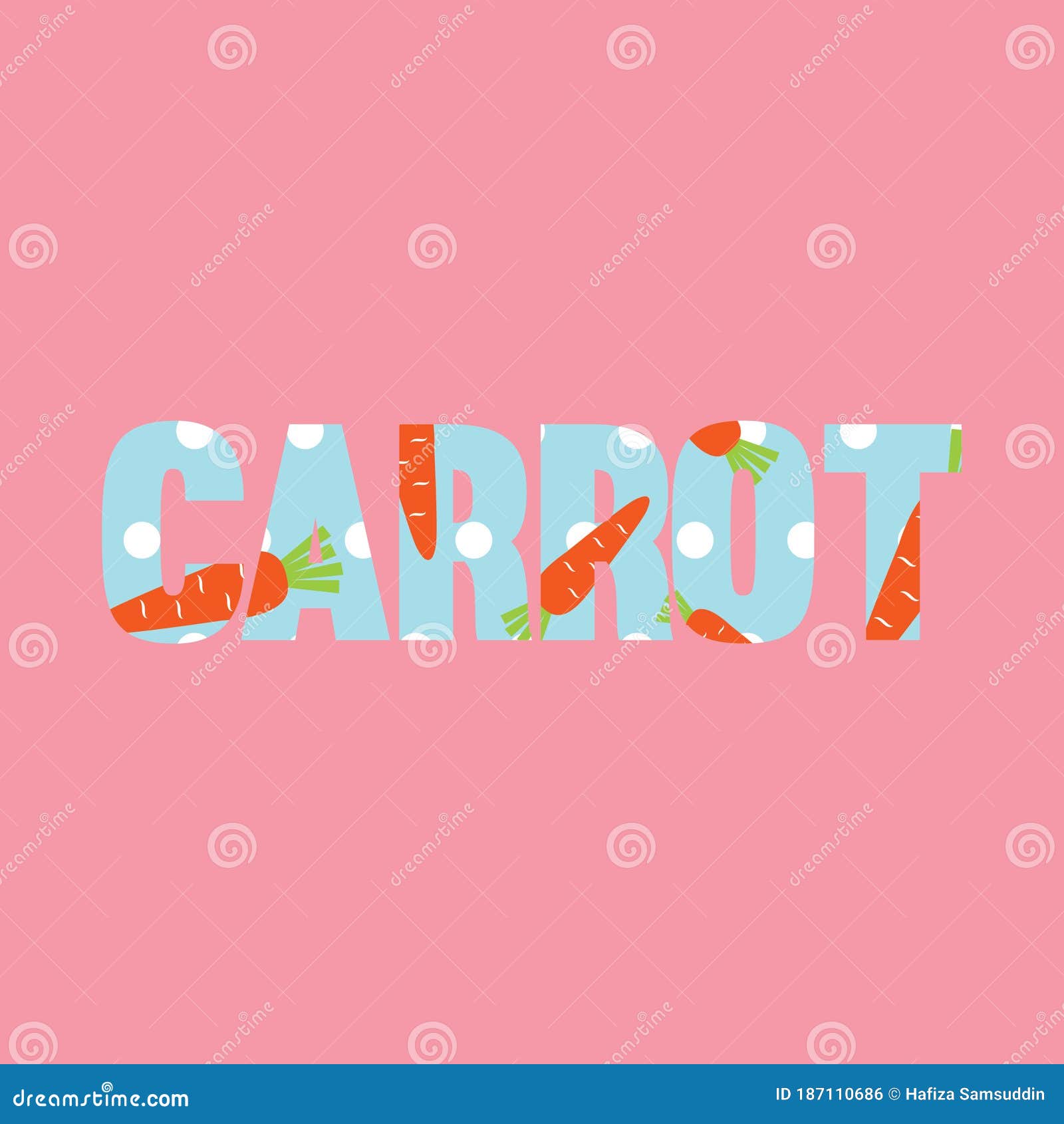 Double Exposure Carrot with Text Stock Vector - Illustration of eating ...