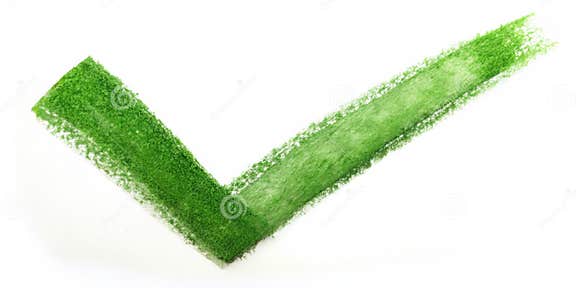 Double Exposure Green Checkmark Image Visual Representation of ...