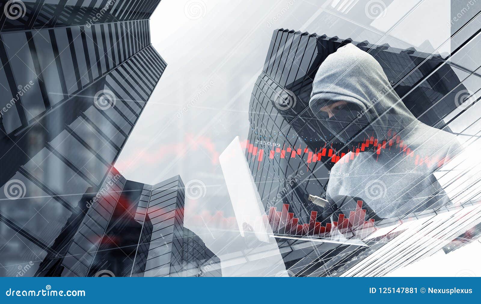 Danger of hack attack stock image. Image of stole, cityscape - 125147881