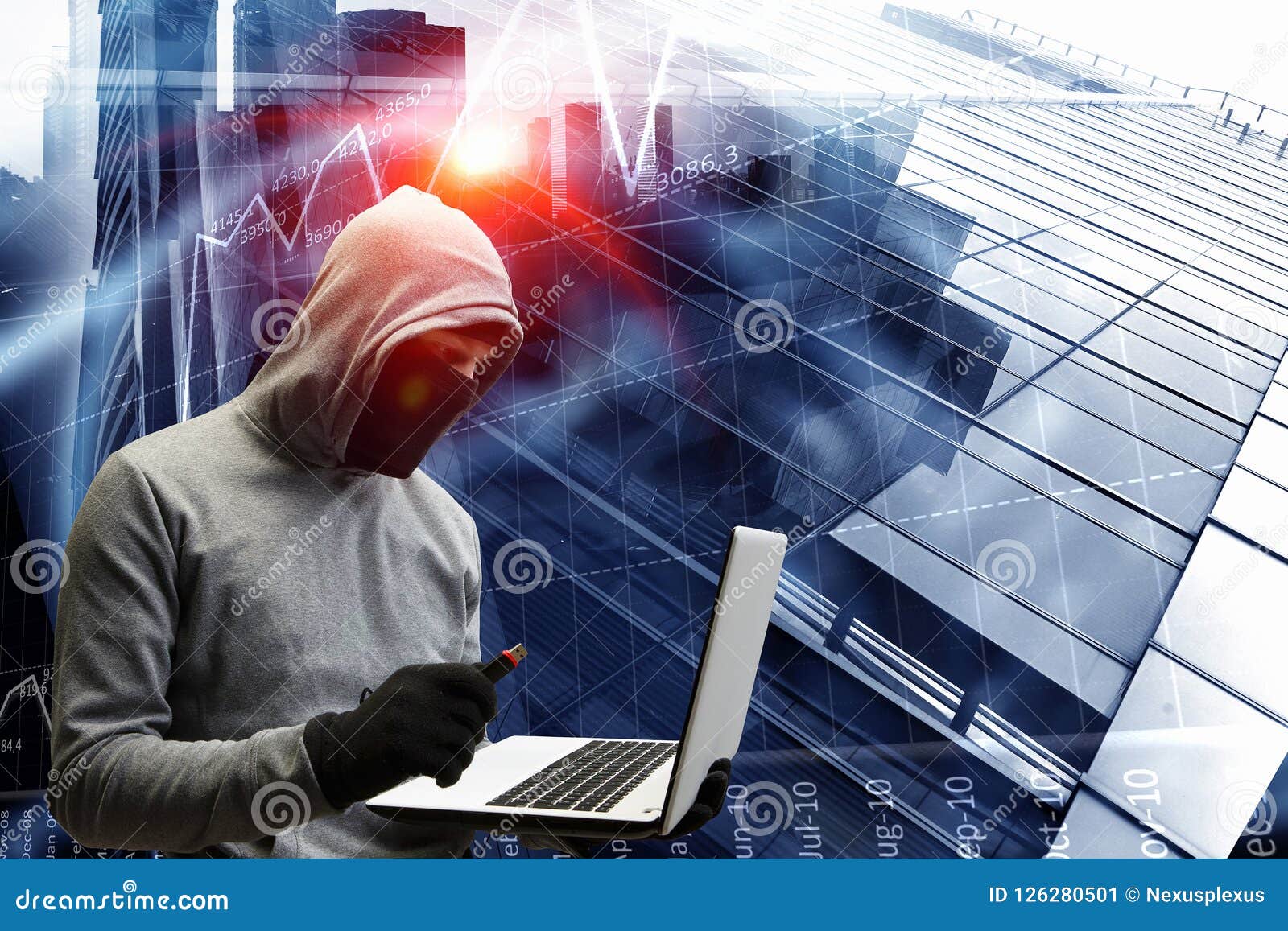 Hacker Man Steal Information Stock Image - Image of hacker, internet ...