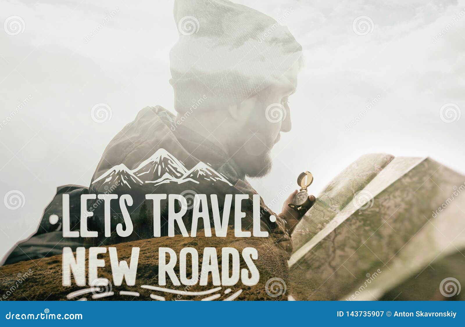 Metaphor of travel. stock image. Image of exposure, activity - 143735907