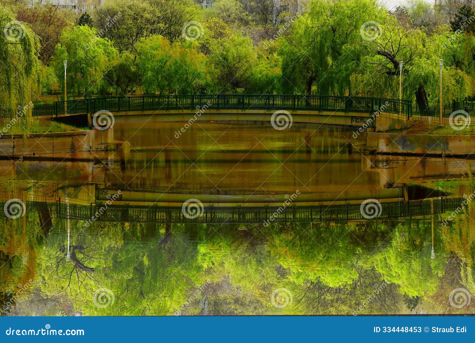 Bridge With Reflection On Columbia River At Night With Full Moon ...