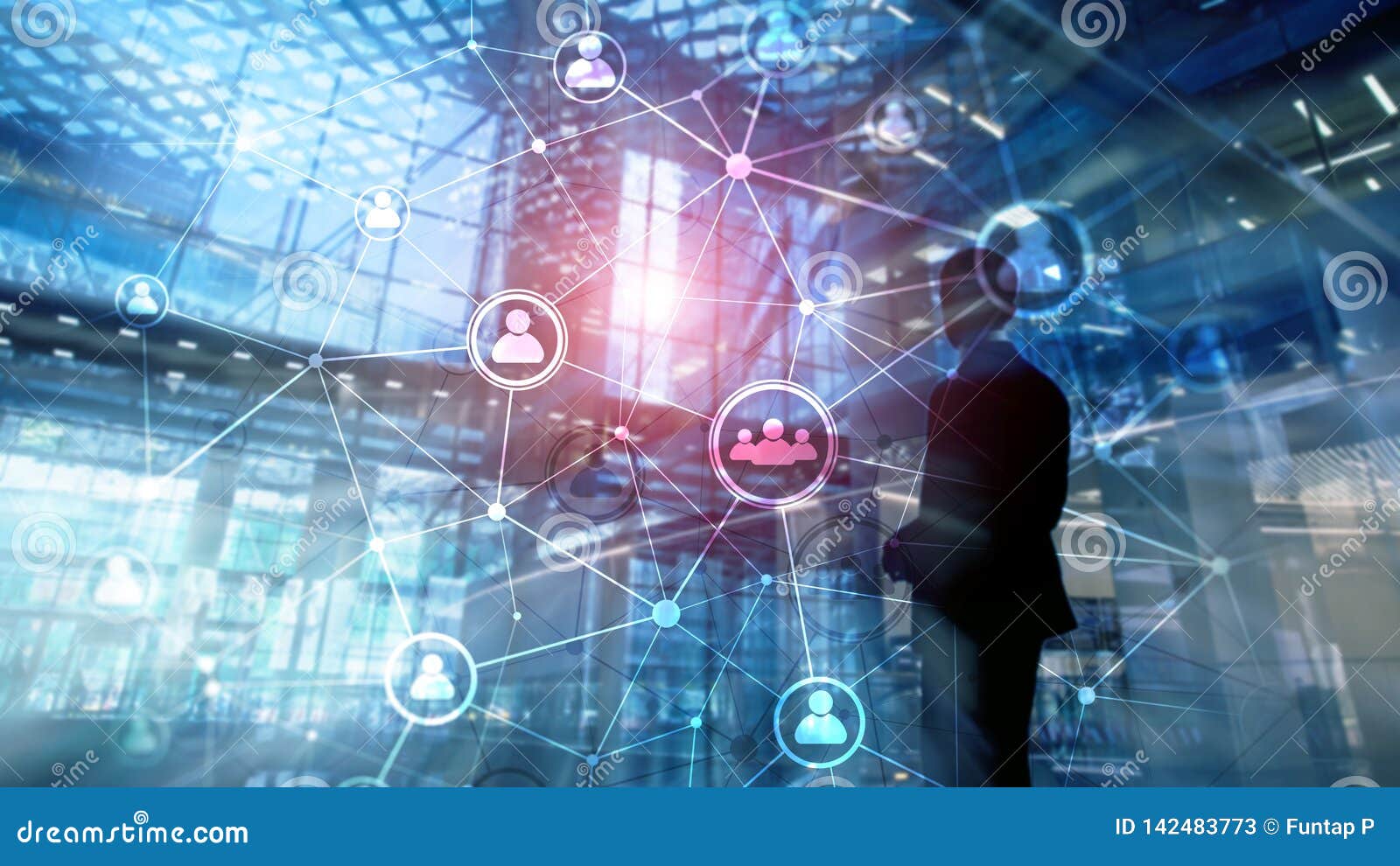 Double Exposure People Network Structure HR - Human Resources ...