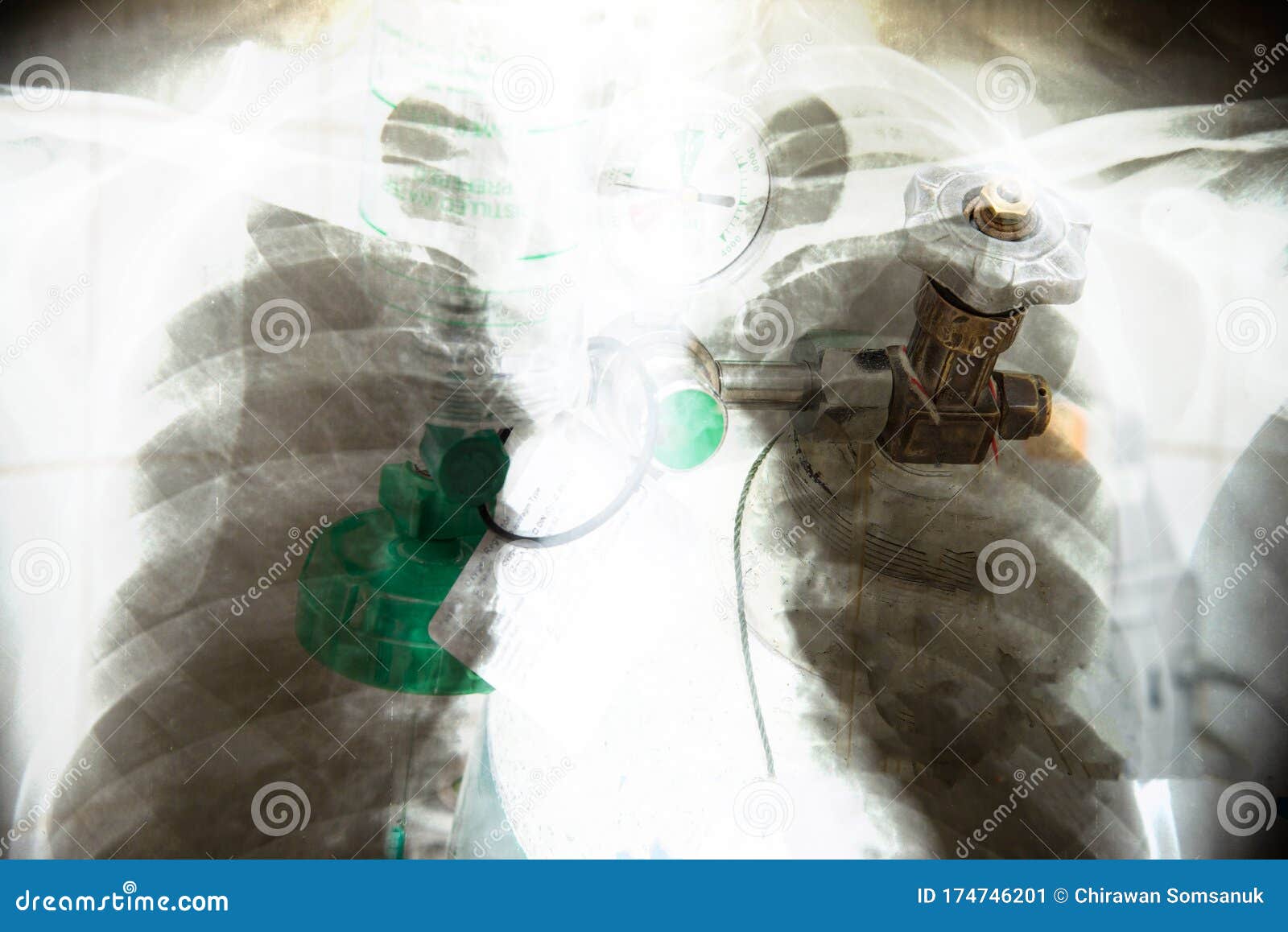 Double Exposure Test-tube in Science Background Concept Stock Image ...